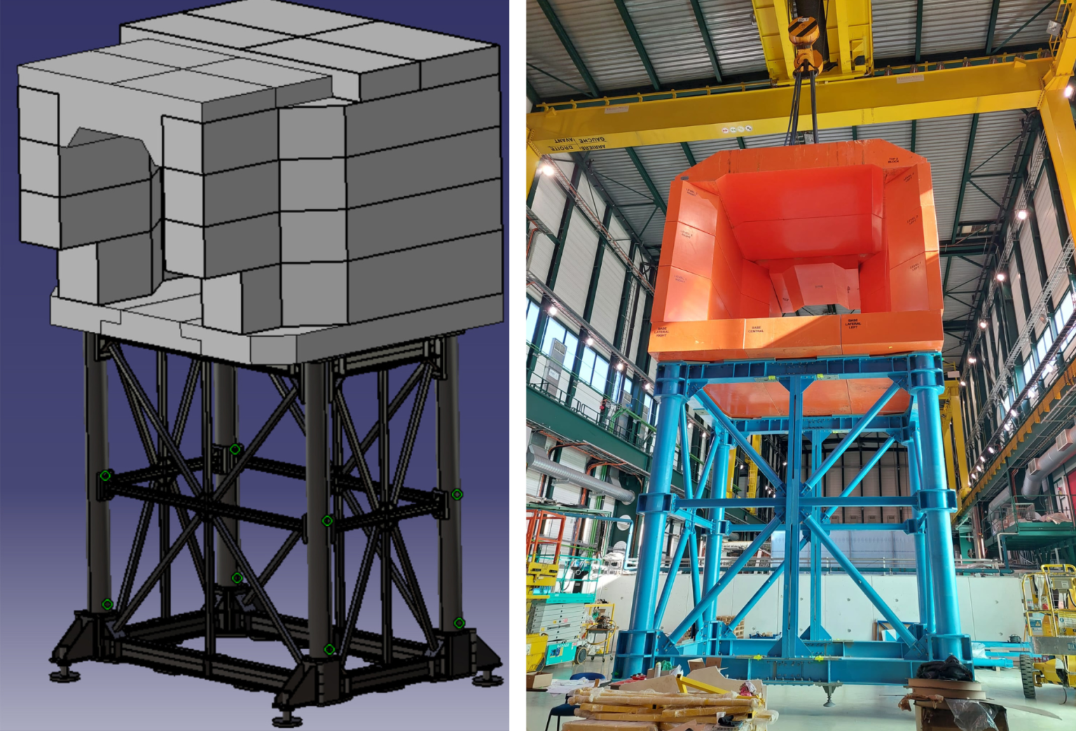 CERN NEW FORWARD SHIELDING BLOCK HOUSE SUPPORTING TOWERS – Deha Tech